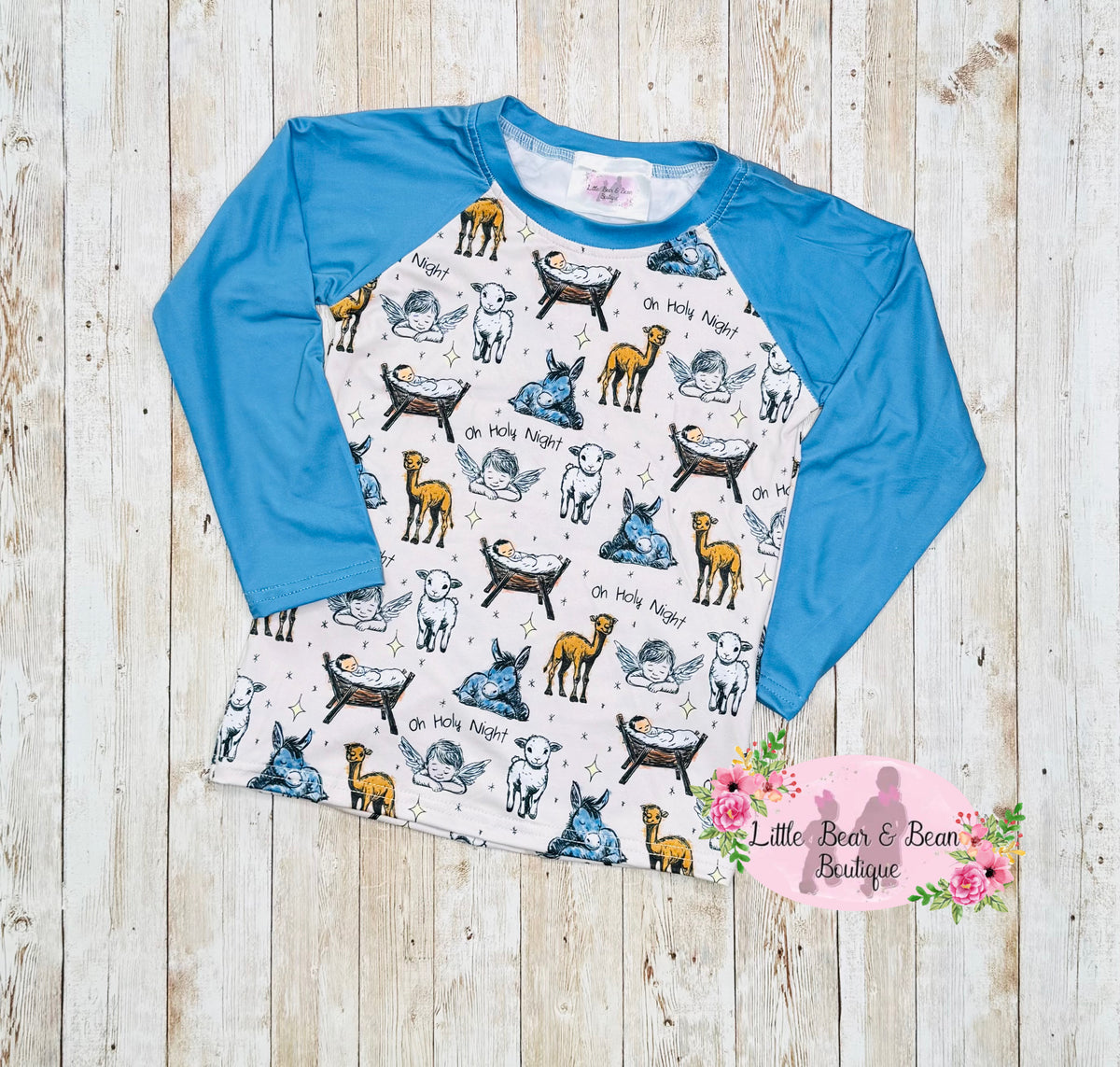 Nativity Raglan – Little Bear and Bean Boutique, LLC