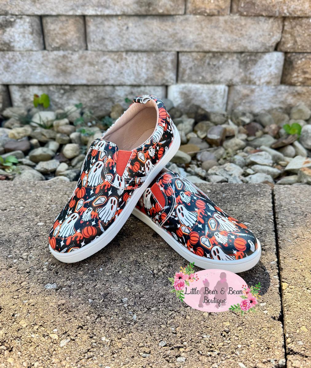 Pumpkin Ghost Slides - Kids – Little Bear and Bean Boutique, LLC