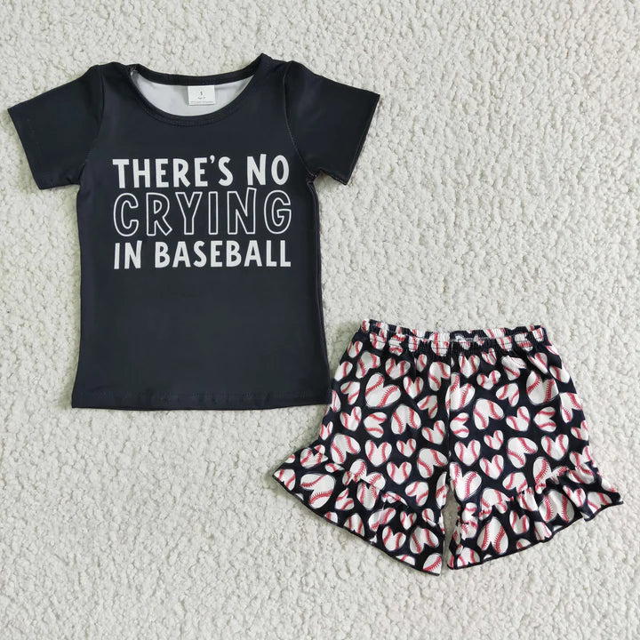 Pre-order RTS from Supplier Baseball No Crying Shorts Set – Little Bear ...